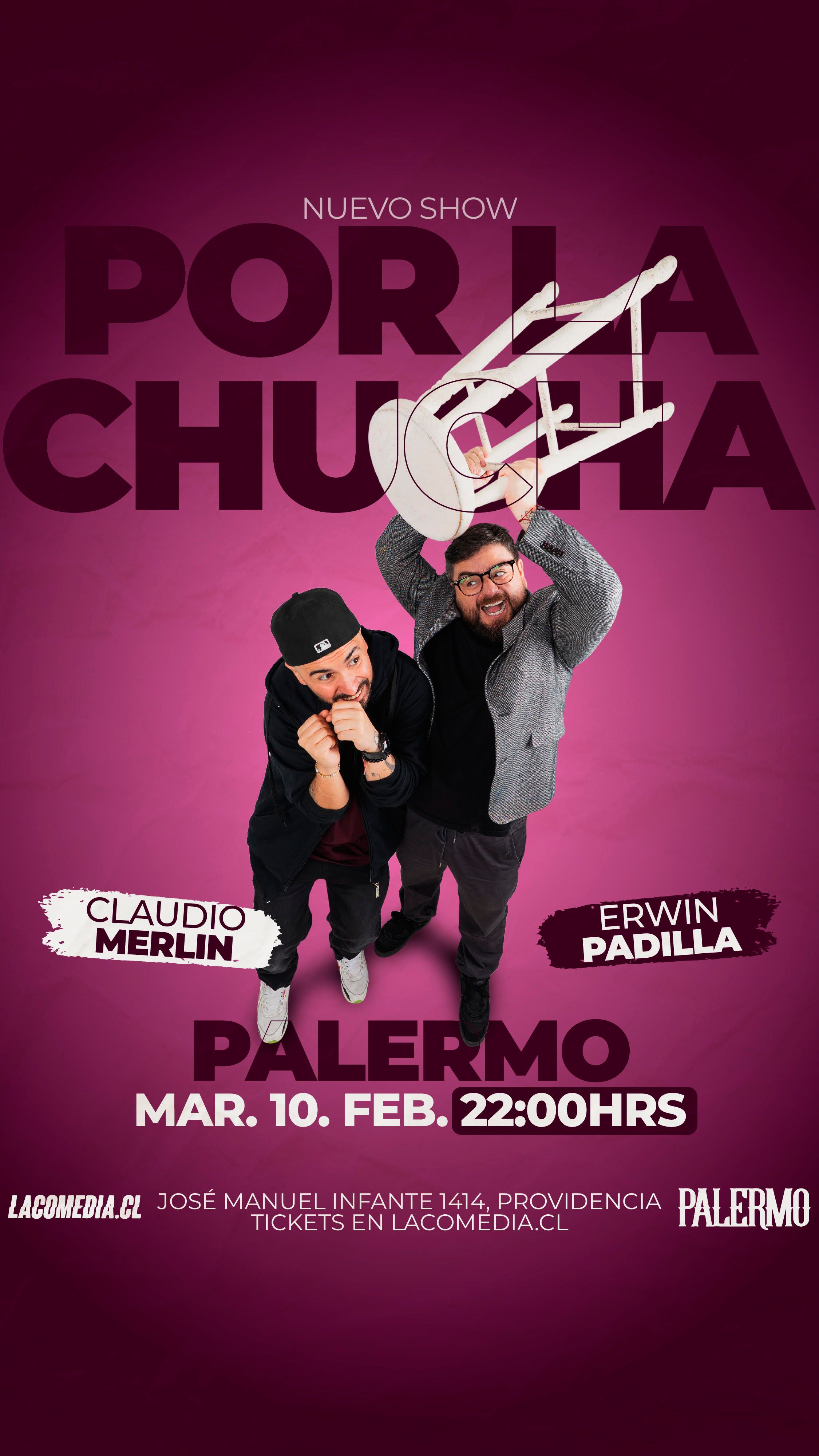 Erwin Padilla y Claudio Merlin